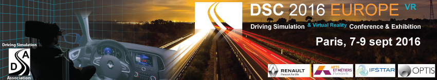DSC 2016 VR – Driving Simulation Conference 2016 VR